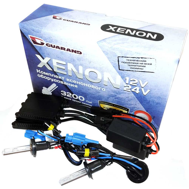 Комплект ксенона Guarand Slim DC 35w 12v H7 6000k – фото, отзывы ...