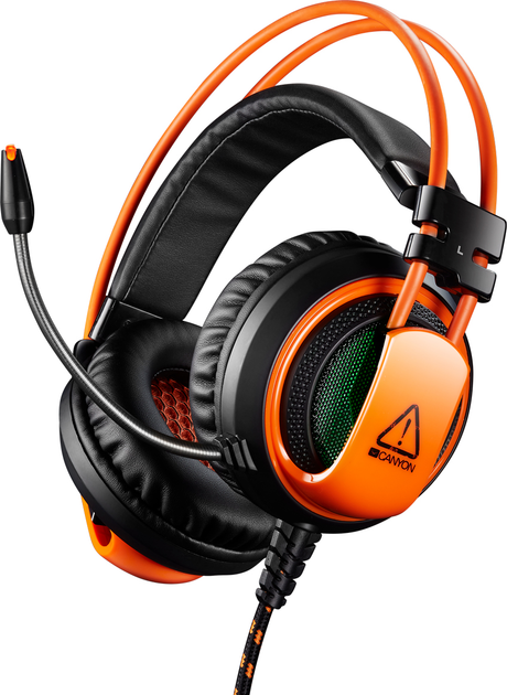 Игровые наушники Canyon Corax Black/Orange (CND-SGHS5A) купить в ...