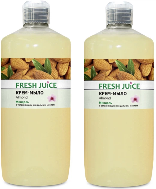 Набор Fresh Juice Крем-мыло Almond 1 л х 2 шт (49000061) – в интернет ...