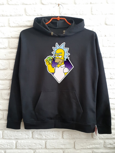 Худи для мальчиков ArtSvet Рик и Морти (Rick and Morty) Черный 164 см ...
