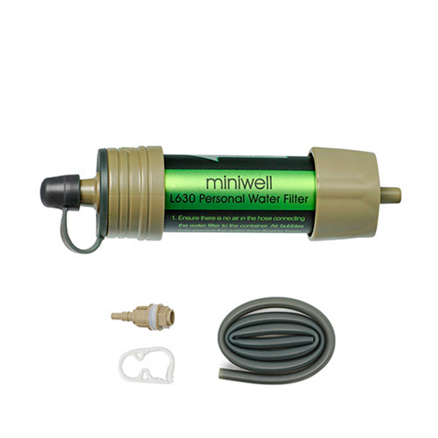 Портативный туристический фильтр для воды Miniwell L630 походный фильтр ...