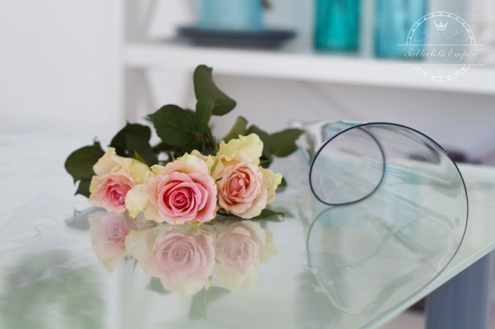 Мягкое стекло защитное покрытие на стол Holaroom 100х200 см 2000 мкм ...