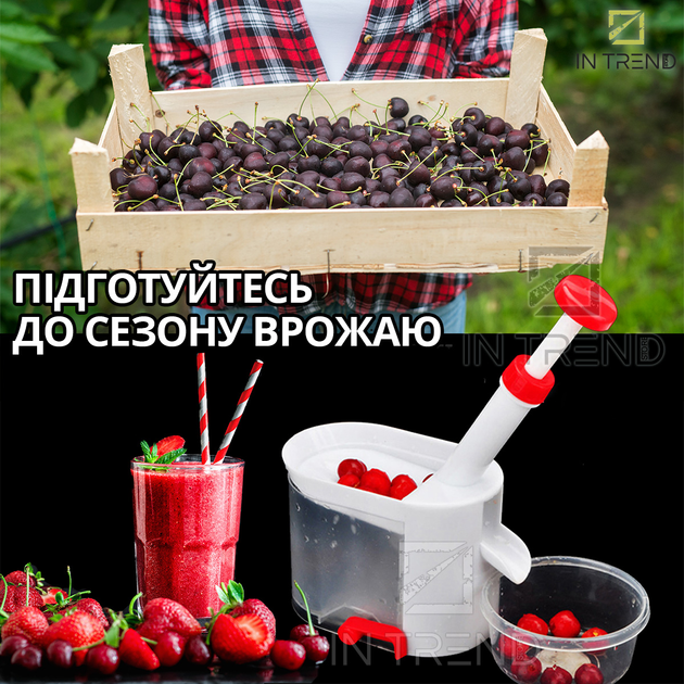 Машинка для удаления косточек из вишни и оливок Helfer Hoff Бело ...