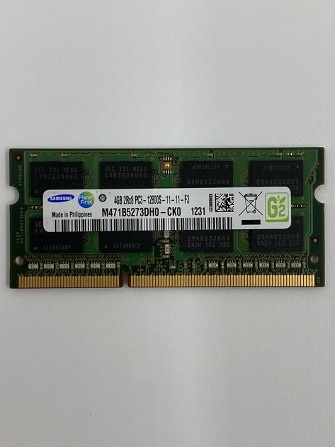 Оперативная память для ноутбука Samsung SODIMM DDR3 4Gb 1600Hz 12800S ...