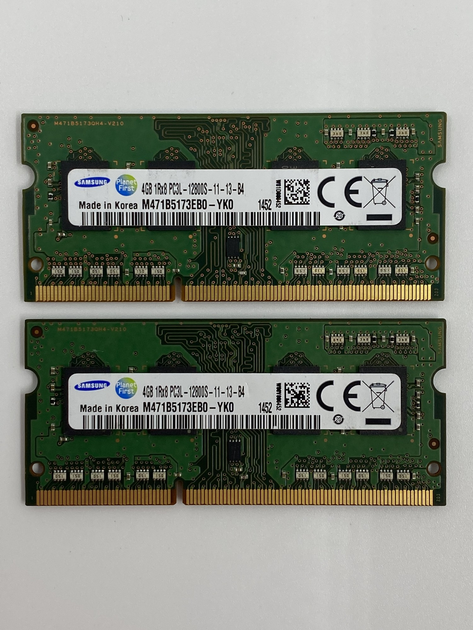 Оперативная память для ноутбука Samsung SODIMM DDR3 8Gb (2*4Gb) 1600Hz ...