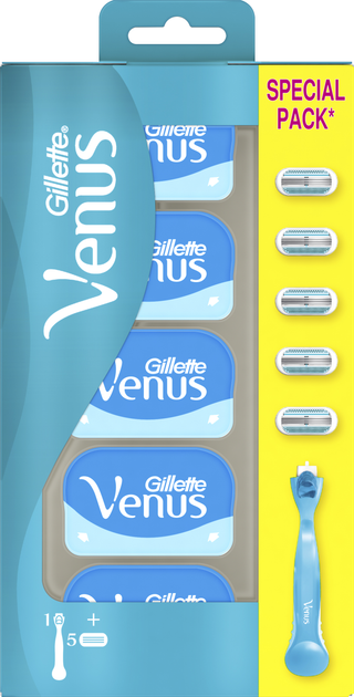 Станок для бритья женский Venus Smooth с 5 сменными картриджами ...