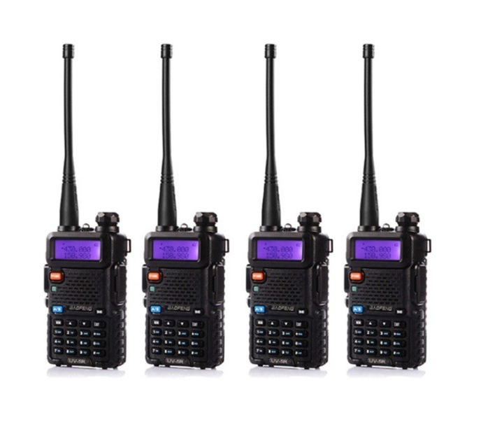 Комплект портативных раций Baofeng UV-5R Black 4 шт – фото, отзывы ...