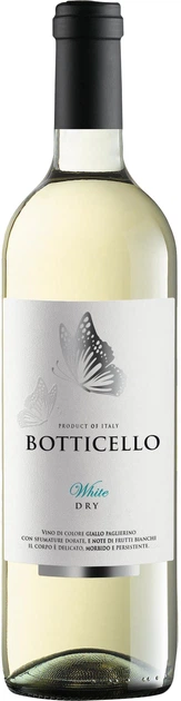 Вино Botticello White Dry белое сухое 0.75 л 10.5% (8011510025003 ...