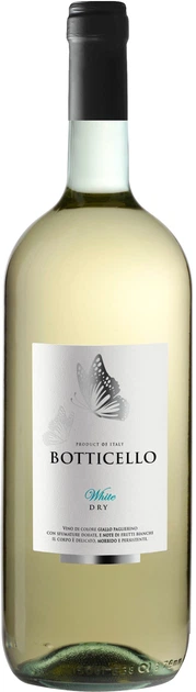 Вино Botticello White Dry біле сухе 1.5 л 10.5% (8011510024396) – фото ...