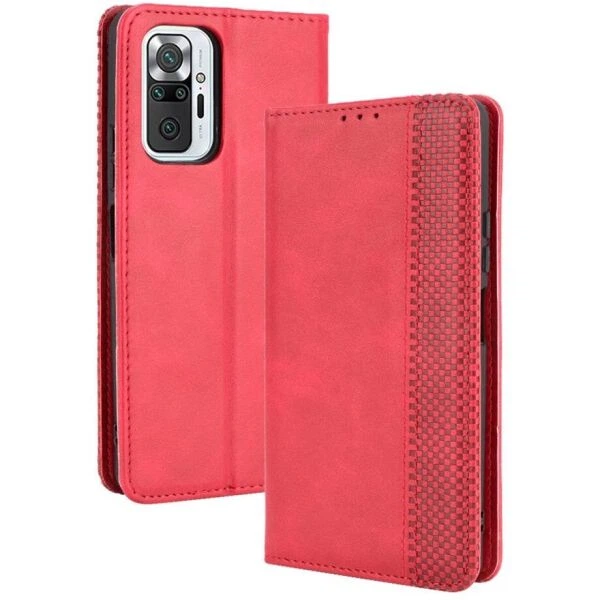 Чехол Deexe Retro Style для Xiaomi Redmi Note 10 Pro - Red – фото ...
