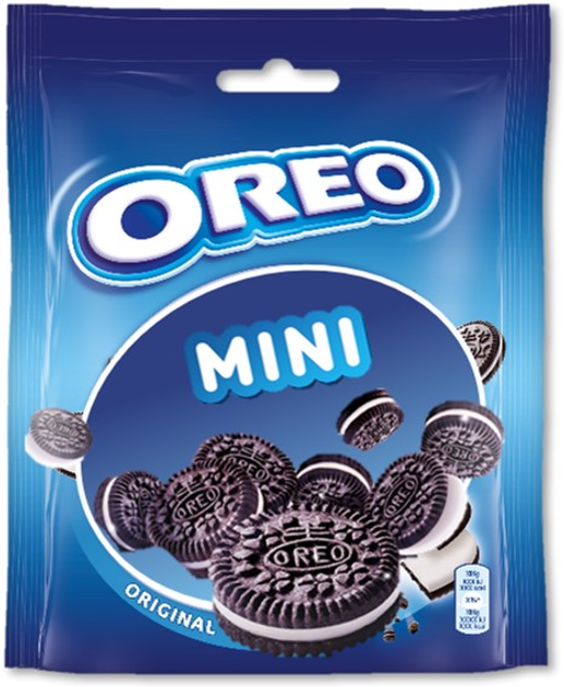 Печенье Oreo мини с какао и начинкой ванильного вкуса 100 г ...