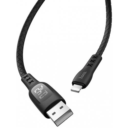 HOCO S6 Sentinel Lightning Cable with Timing Display 1m Black – фото ...