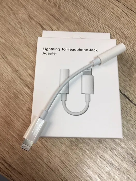 Переходник для наушников iPhone с Lightning на 3,5mm, iPhone, iPad ...
