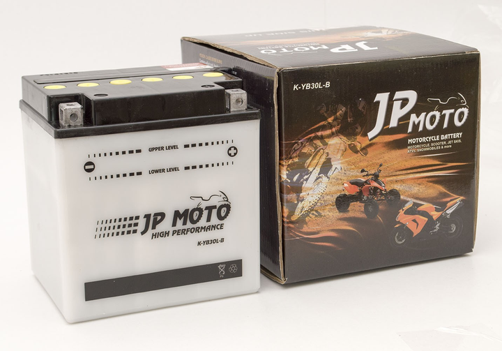 Аккумулятор мотоциклетный JP Moto 30Ah-12v CB30L-B (YB30L-B ...