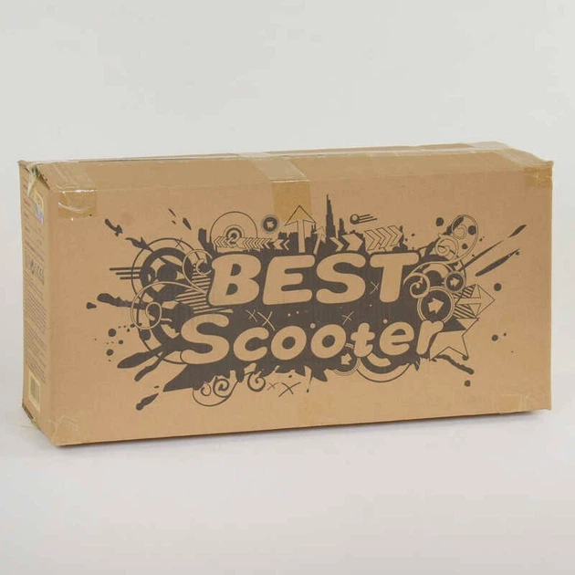 Самокат 5в1 Best Scooter, PU колеса, подсветка колес, Абстракция ...