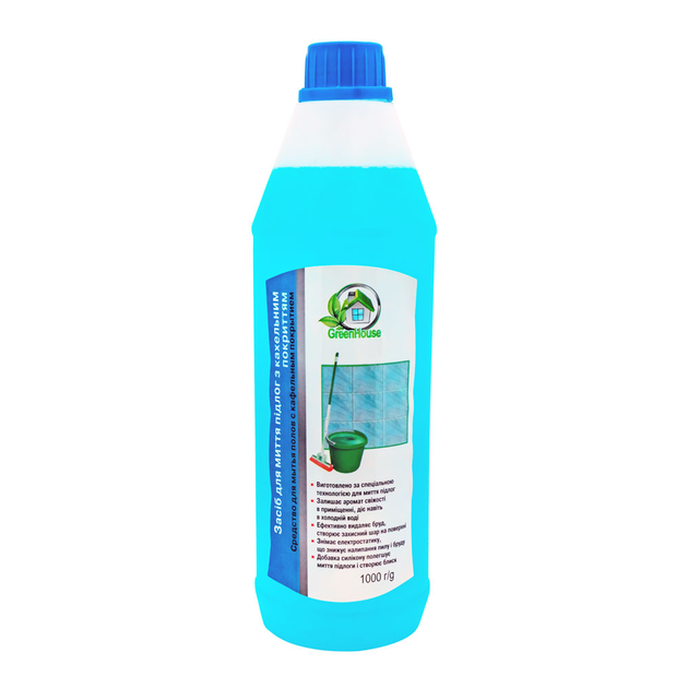 Средство для мытья пола Сан Клин Green House для плитки и кафеля 1 л ...