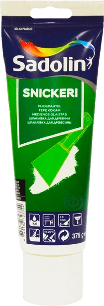 Шпаклівка латексна Sadolin Snickeri для дерева 375 г Біла (5242825 ...