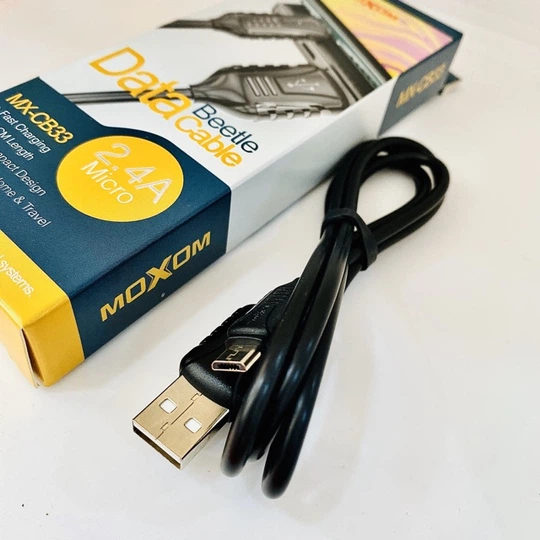 USB cable MOXOM Type-C (MX-CB33) черный – низкие цены, кредит, оплата частями в интернет ...