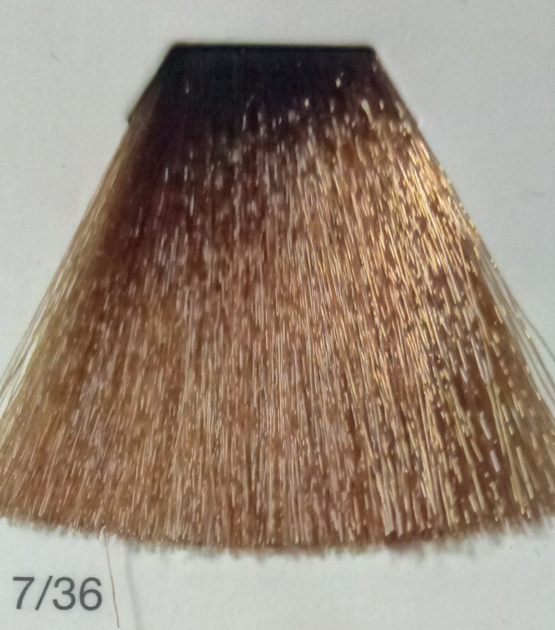 Краска для волос Erayba Gamma Color 7-36 золотисто - коричневый русый ...