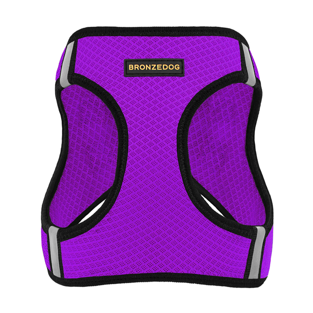 Шлея для собак Bronzedog Mesh Vest 3D сетка Фиолетовая 29 см 34 см ...