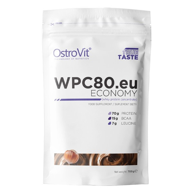 Протеин OstroVit WPC80.eu Economy 700 г Лесной орех – фото, отзывы ...