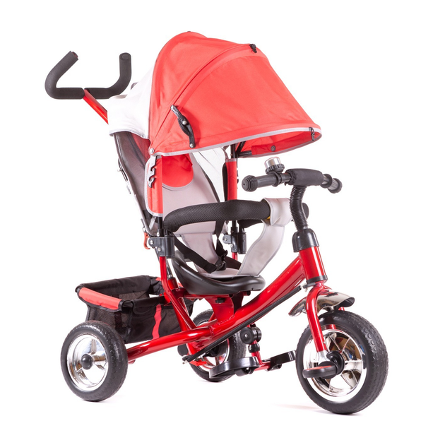 Дитячий триколісний велосипед з батьківською ручкою Mandg Techno Trike