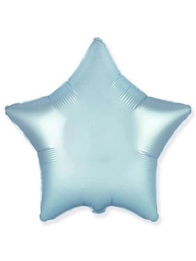 Фольгированный шар Flexmetal звезда 9" 22 см голубой 3311 – фото ...