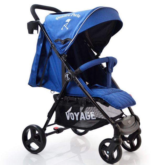 Детская прогулочная коляска книжка Voyage Quattro Porte QP-234 Blue ...