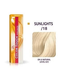 Фарба для волосся WELLA Color Touch Sunlights /18 попелясто-перловий 60 ...