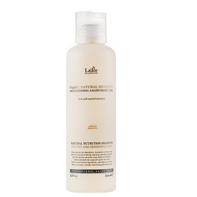 Безсульфатный органический шампунь LADOR Triplex Natural Shampoo 150 мл ...