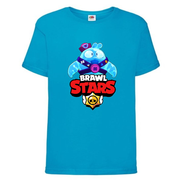 Футболка детская Brawl Stars Squeak (Бравл Старс Скуик) синяя 152 см от ...