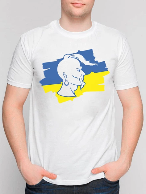 Футболка хлопковая длинная мужская One Day RZ1000509 2XL/52-54 Белая (7900000039174) – Брендовая ...