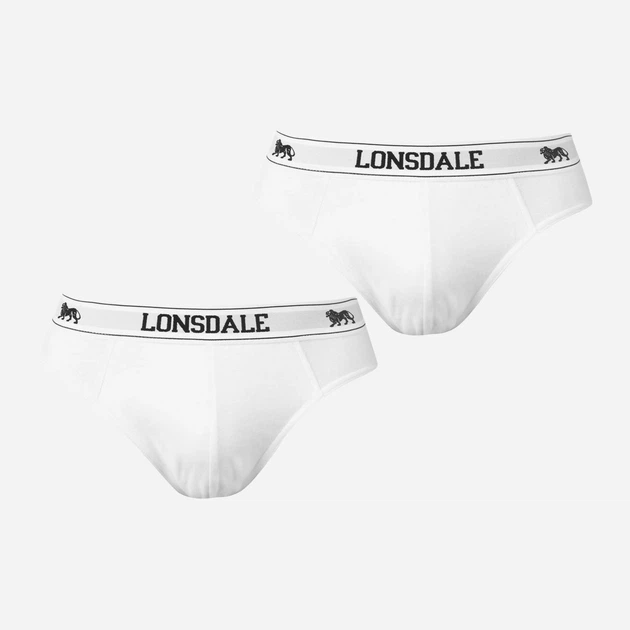 Набор трусов слипы мужской Lonsdale 421069-01 L 2 шт White – в интернет ...