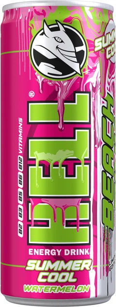 Упаковка энергетического напитка Hell Watermelon безалкогольный ...