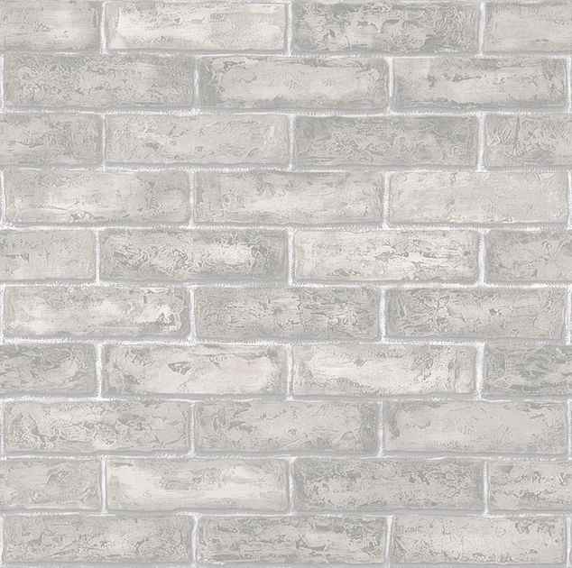 Обои бумажные влагостойкие Кирпичи серый 2161 – фото, отзывы ...