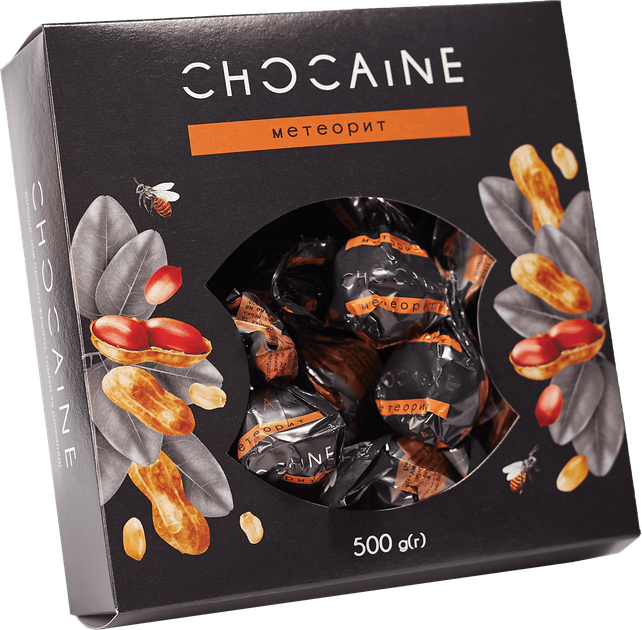 Конфеты Shokopack Метеорит Chocaine 500 г (4820194871318) – купить в ...