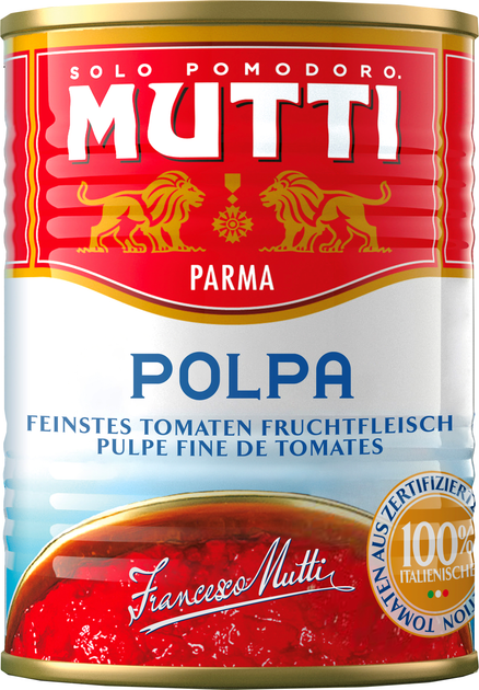 Томаты резаные Mutti Очищенные 400 г (80042556) – ROZETKA | Купить ...