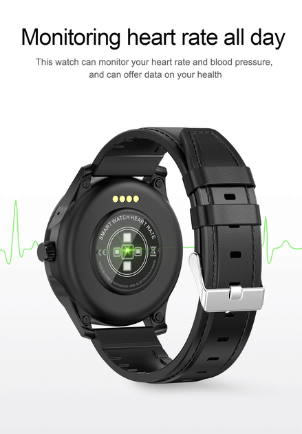 Смарт-часы Smart watch Modfit MX10 All Black (уведомления, голосовой вызов, шагомер) – фото ...