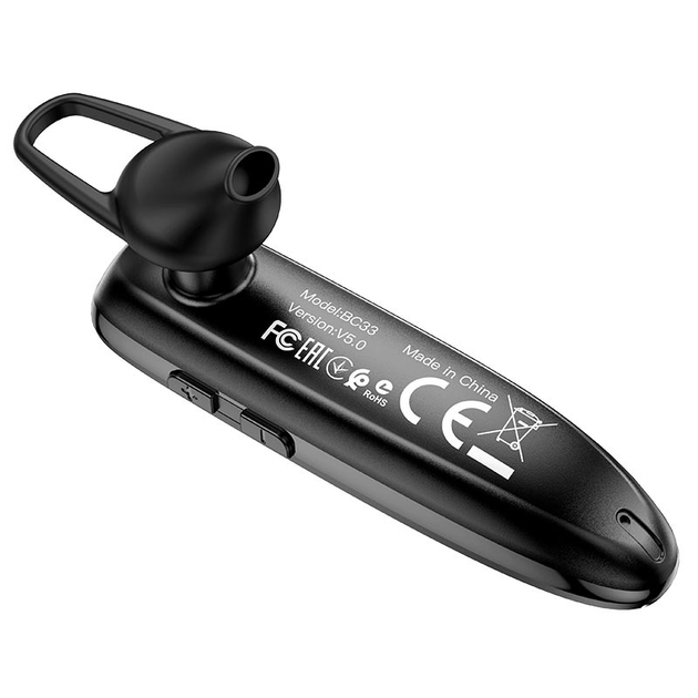 Bluetooth-гарнітура Borofone BC33 Basic business BT headse Black (BC33B ...