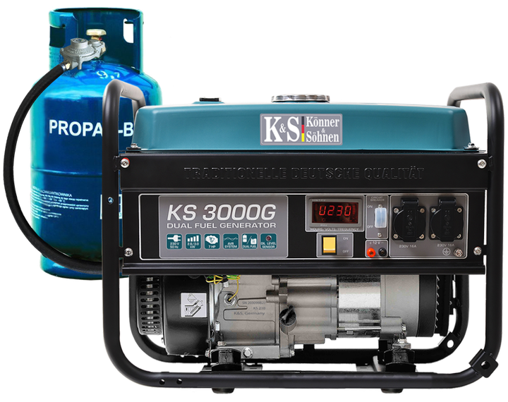 Генератор газобензиновый Konner&Sohnen KS 3000G – фото, отзывы ...