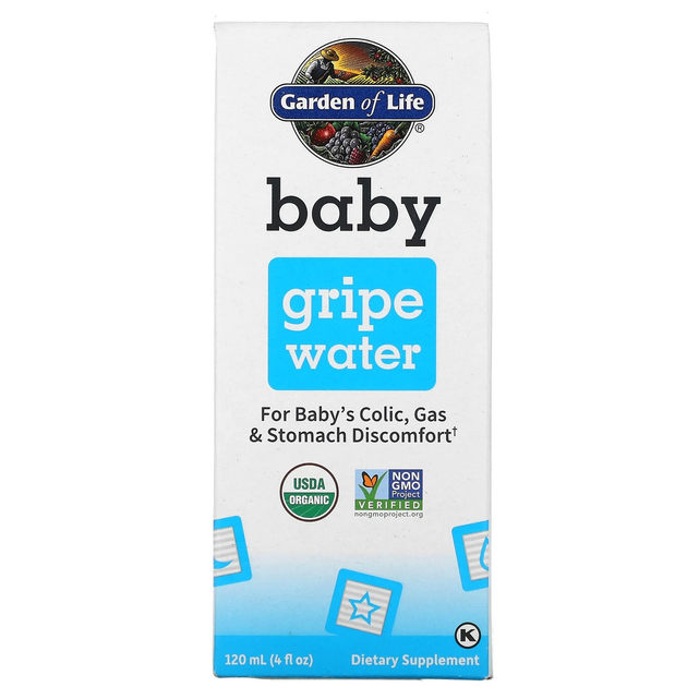 Укропная вода для детей Garden of Life Gripe Water от газов коликов и ...