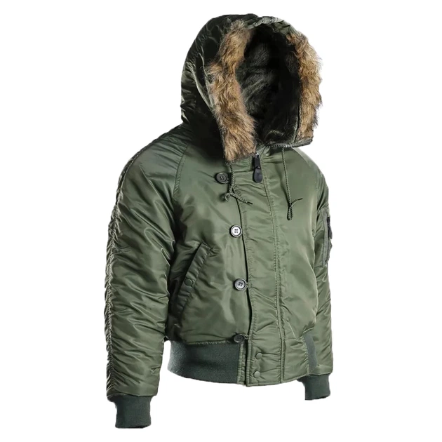 Куртка бомбер летная MIL-TEC US N2B Basic Оливковая XXL – Брендовая одежда | ROZETKA