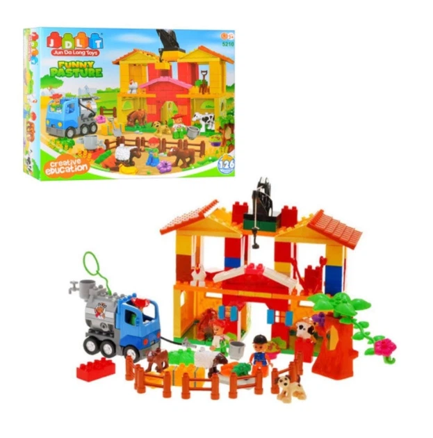 Детский конструктор JDLT "Веселая Ферма", 126 деталей – фото, отзывы, характеристики в интернет ...