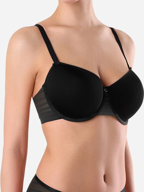 Бюстгальтер з кісточками безшовний Conte Sport Glam Rb4046 17С-0008КСП 75B Чорний (4810226390269 ...