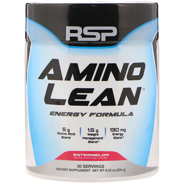 Аминокислоты RSP Nutrition AminoLean Energy Formula 234 грамм арбуз ...