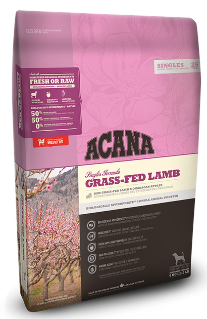 Сухий гипоаллергенный корм Acana (Акана) Single Grass-Fed Lamb для ...