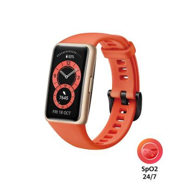 Смарт-часы Huawei Band 6 Amber Sunrise (55026630) – низкие цены, кредит ...