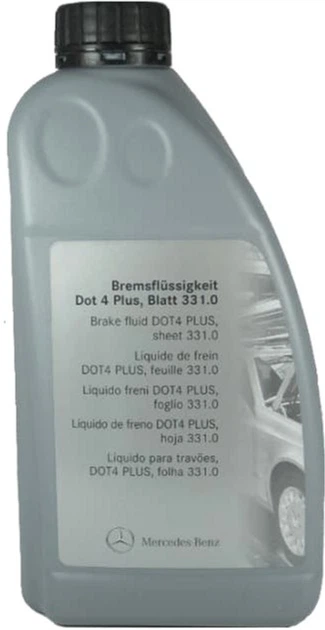 Тормозная жидкость Mercedes-Benz Brake Fluid DOT 4 Plus MB331.0 1 л ...
