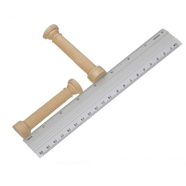 Набор кирпичиков Gravik Половина колонны 85 мм, песочный цвет (30 ...