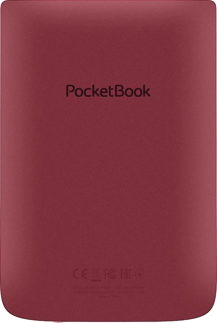 Электронная книга PocketBook 628 Touch Lux 5 Ruby Red – фото, отзывы ...